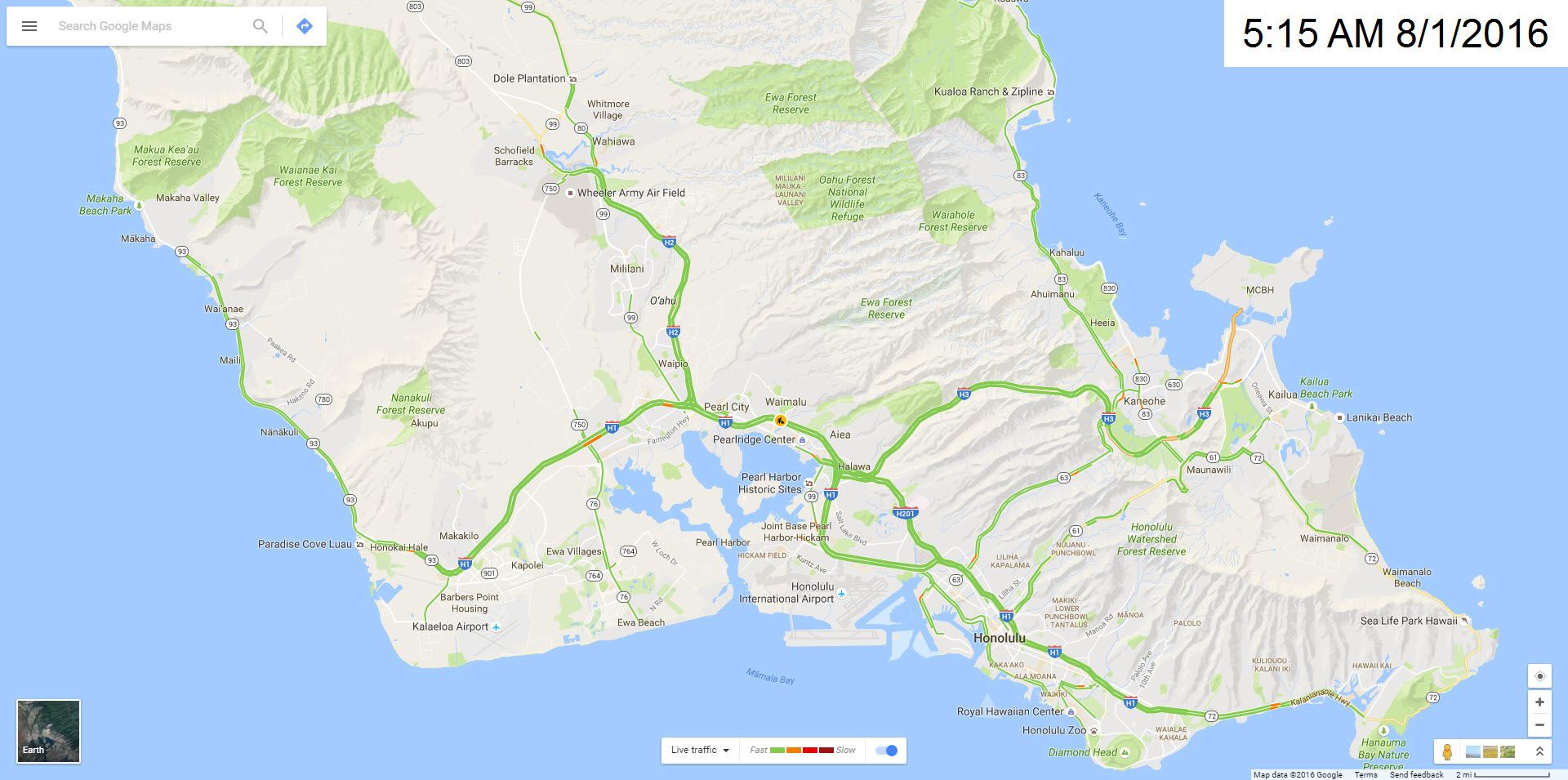 Oahu Traffic Maps